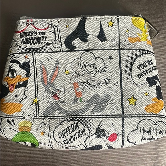 Aldo | Bags | Looney Tunes X Aldo Comic Print Pouch Guc | Poshmark